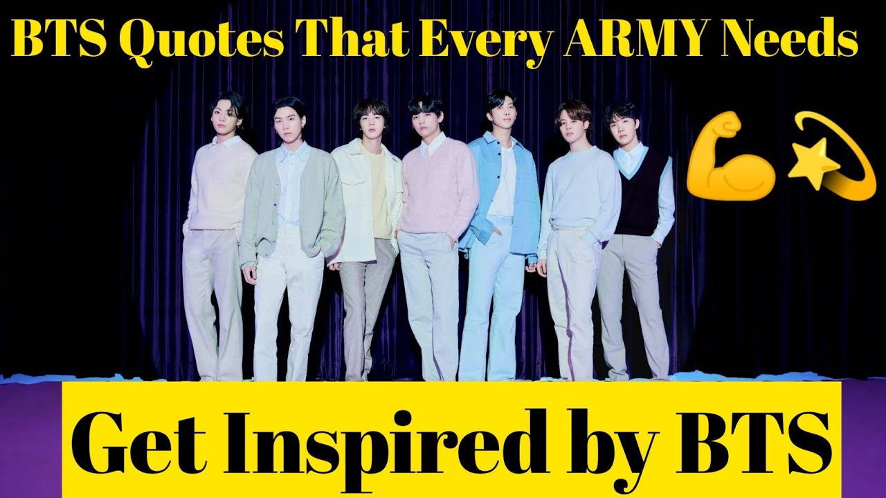 BTS Top Life Changing Motivational Quotes | BTS Members Quotes to ...