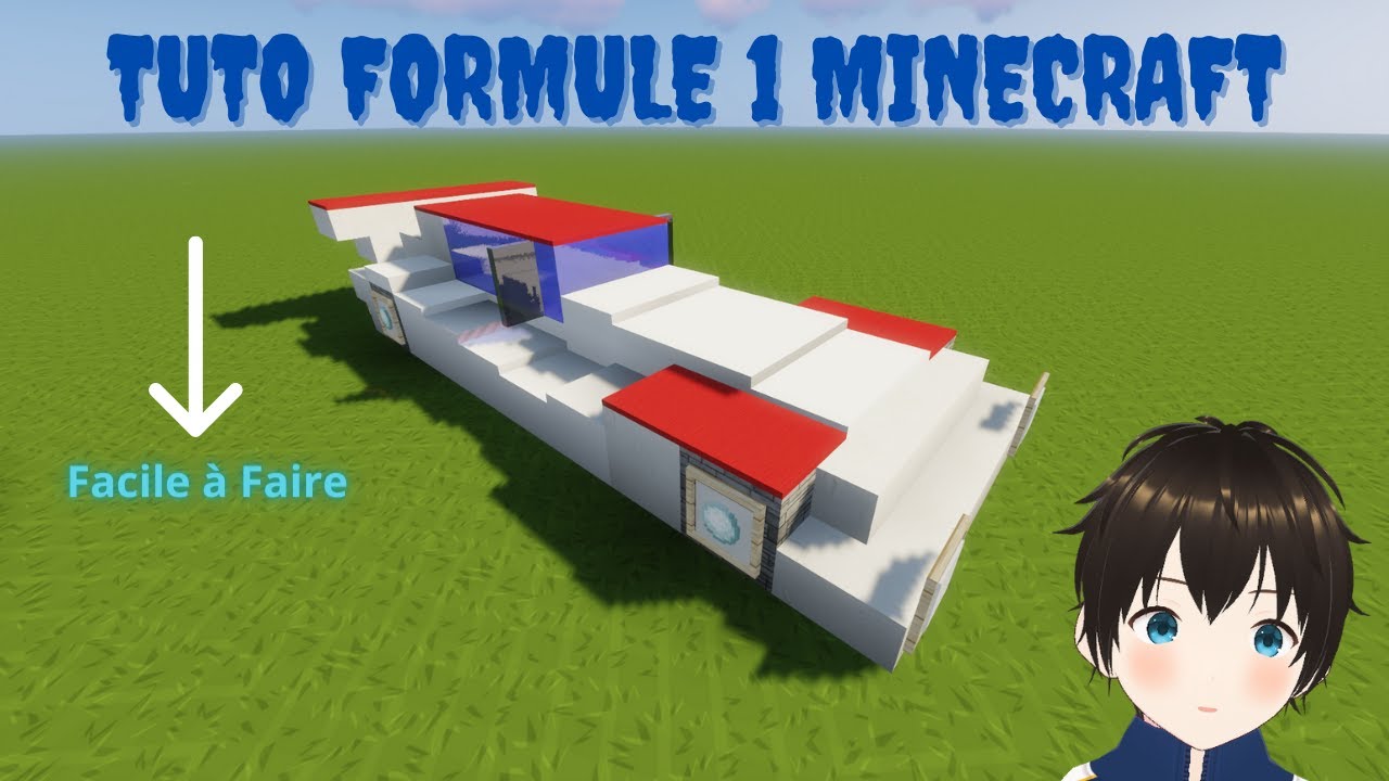 Tuto Formule 1 Minecraft FACILE A FAIRE - YouTube