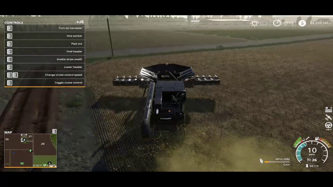 FS19 Corn Harvest - YouTube
