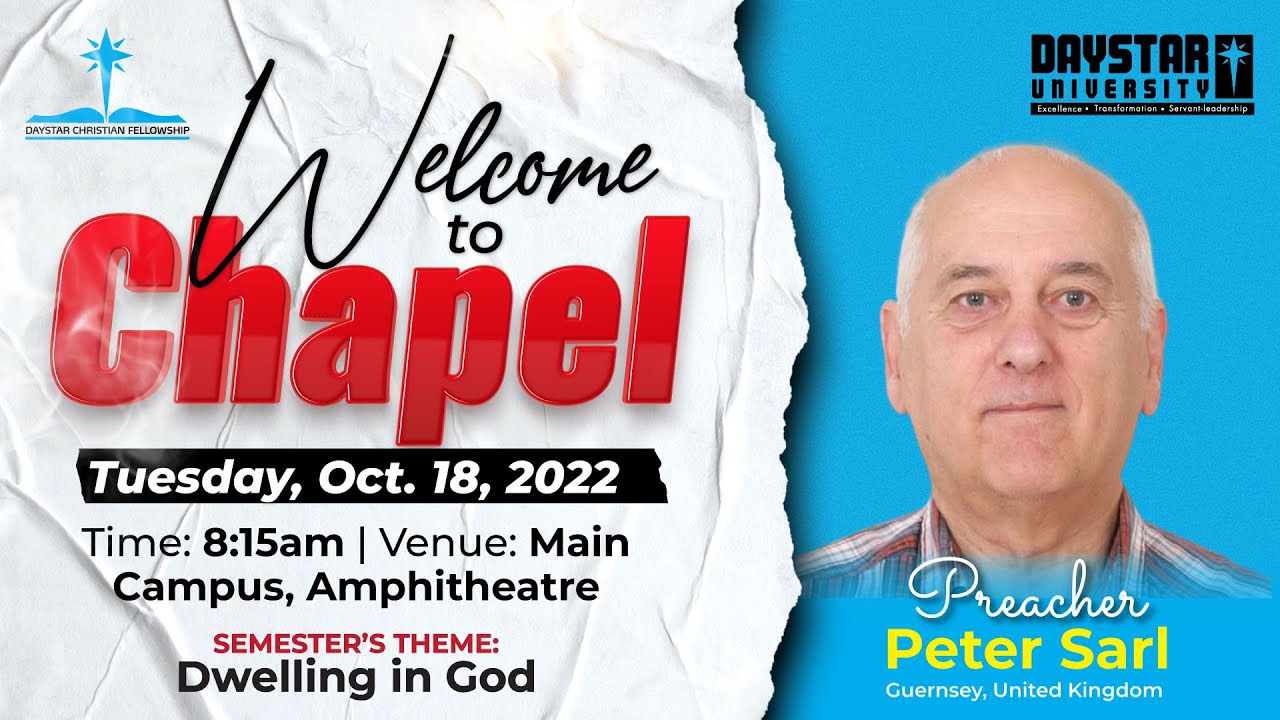 WELCOME TO OUR CHAPEL SERVICE - YouTube