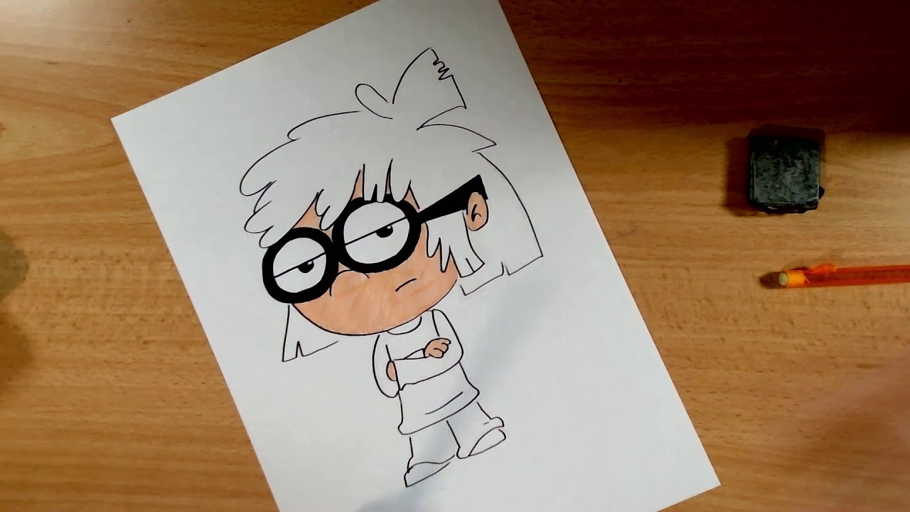 Lisa Loud House Speed Drawing and Colouring [Fun Challenge] - YouTube