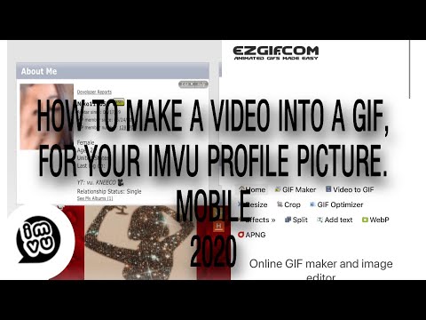 IMVU| HOW TO MAKE YOUR PROFILE PICTURE A GIF (2020) ON MOBILE - YouTube