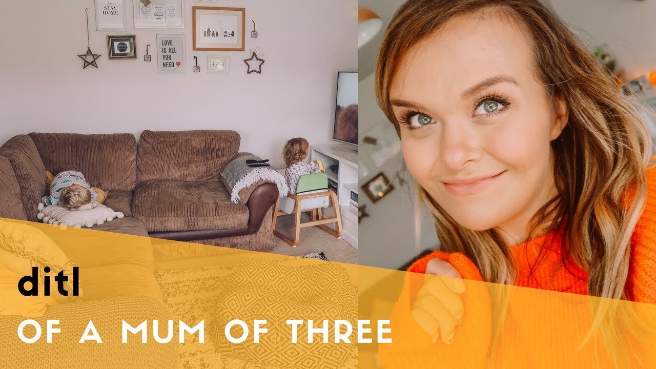 DAY IN THE LIFE OF A MUM / MOM - THREE KIDS & A POORLY MUM #ad - YouTube