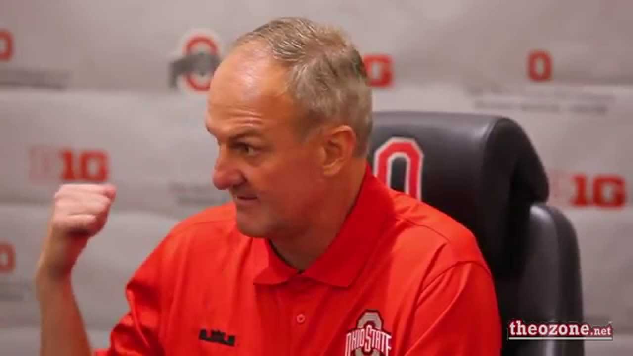Thad Matta Media Day 2014 - YouTube