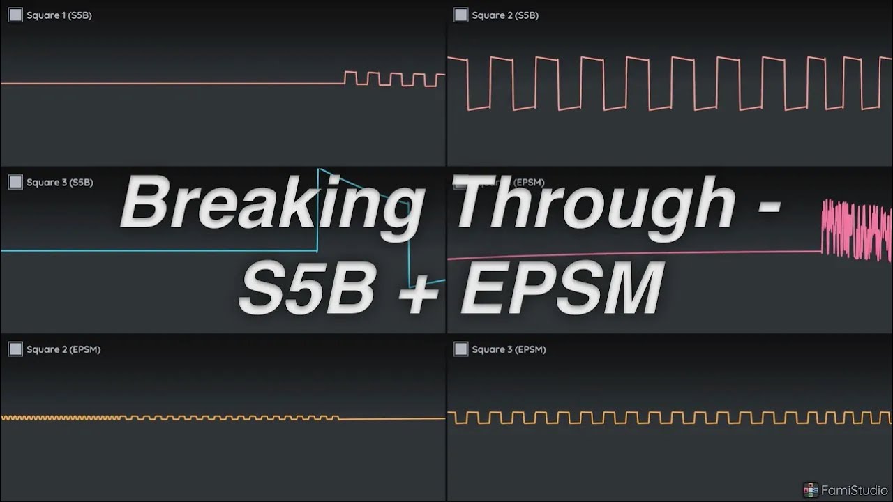 FamiStudio - Zabutom - Breaking Through S5B + EPSM (SSG) (Envelope edit ...