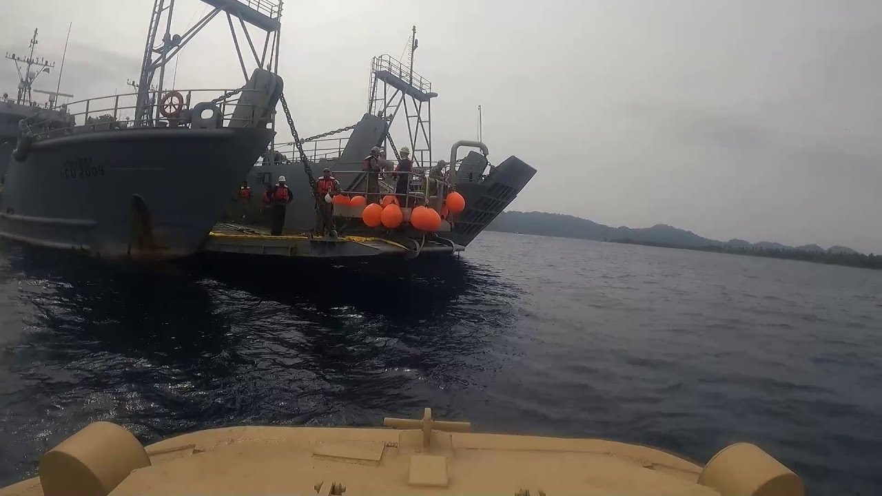 LARCs and LCUs execute ABLTs - Balikatan 23 - YouTube