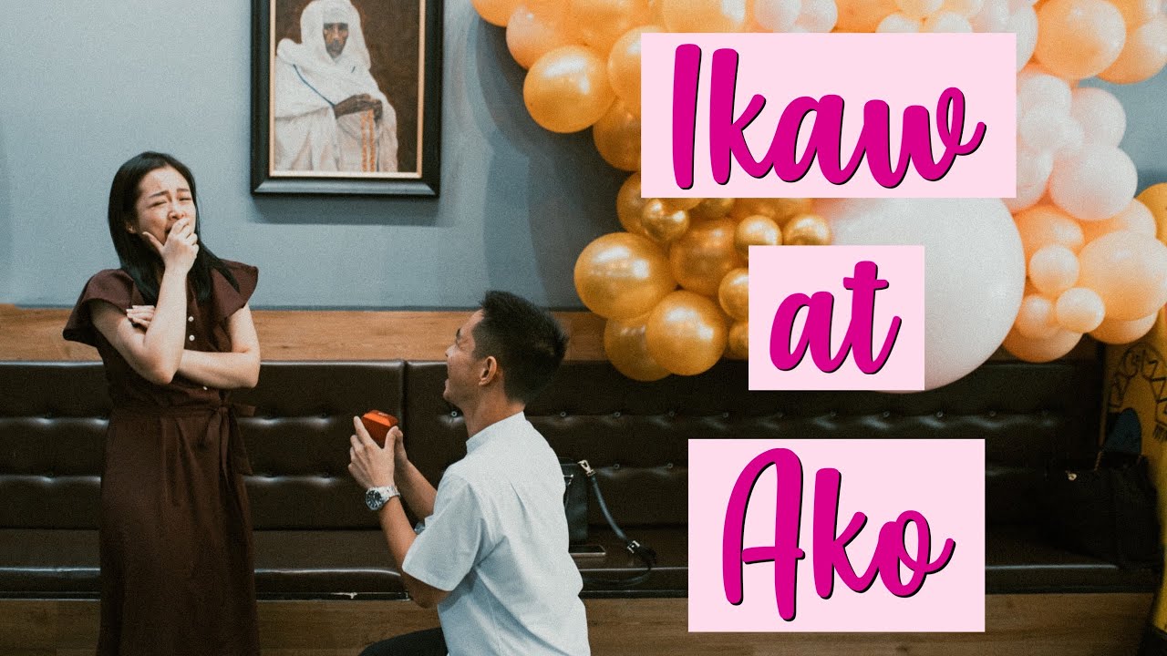 IKAW AT AKO by Moira (Live Cover) | Proposal Music Video | Trina “Hopia ...