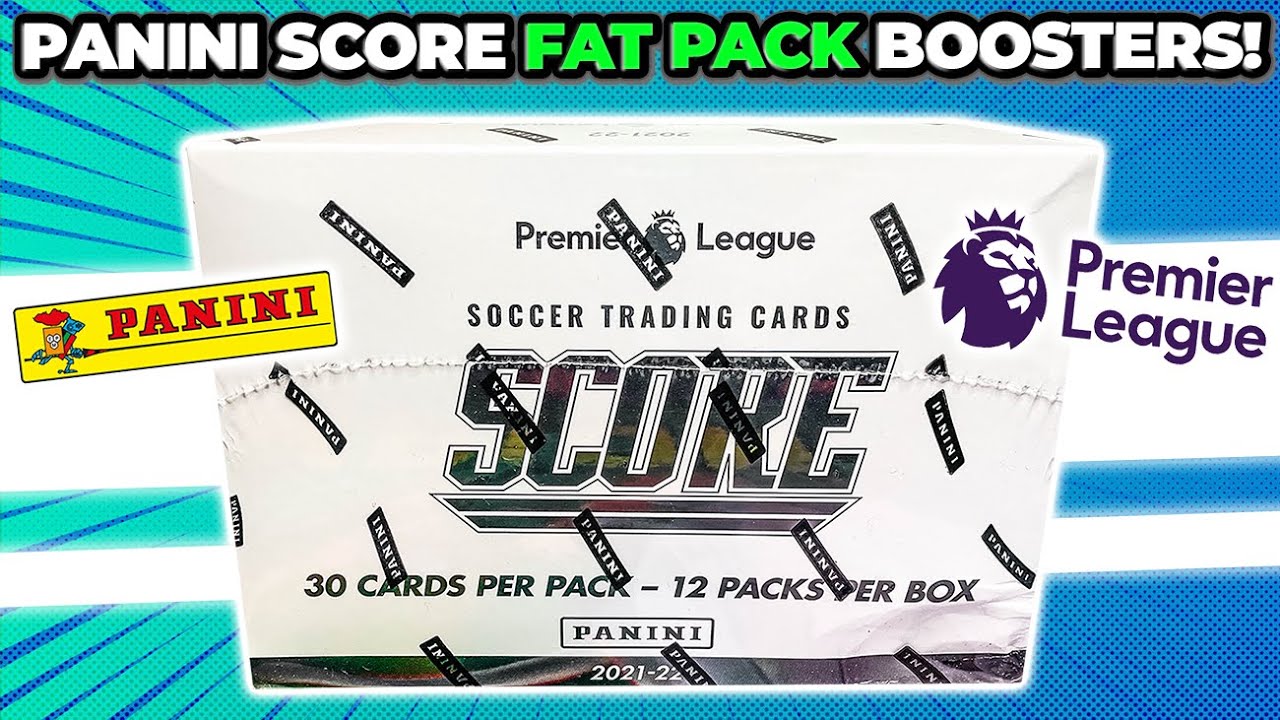 Panini Premier League Score Fat Pack Booster Box 2021/22 OPENING! - YouTube