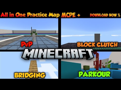 practice map download for mcpe 1.19 | practice map for mcpe - YouTube