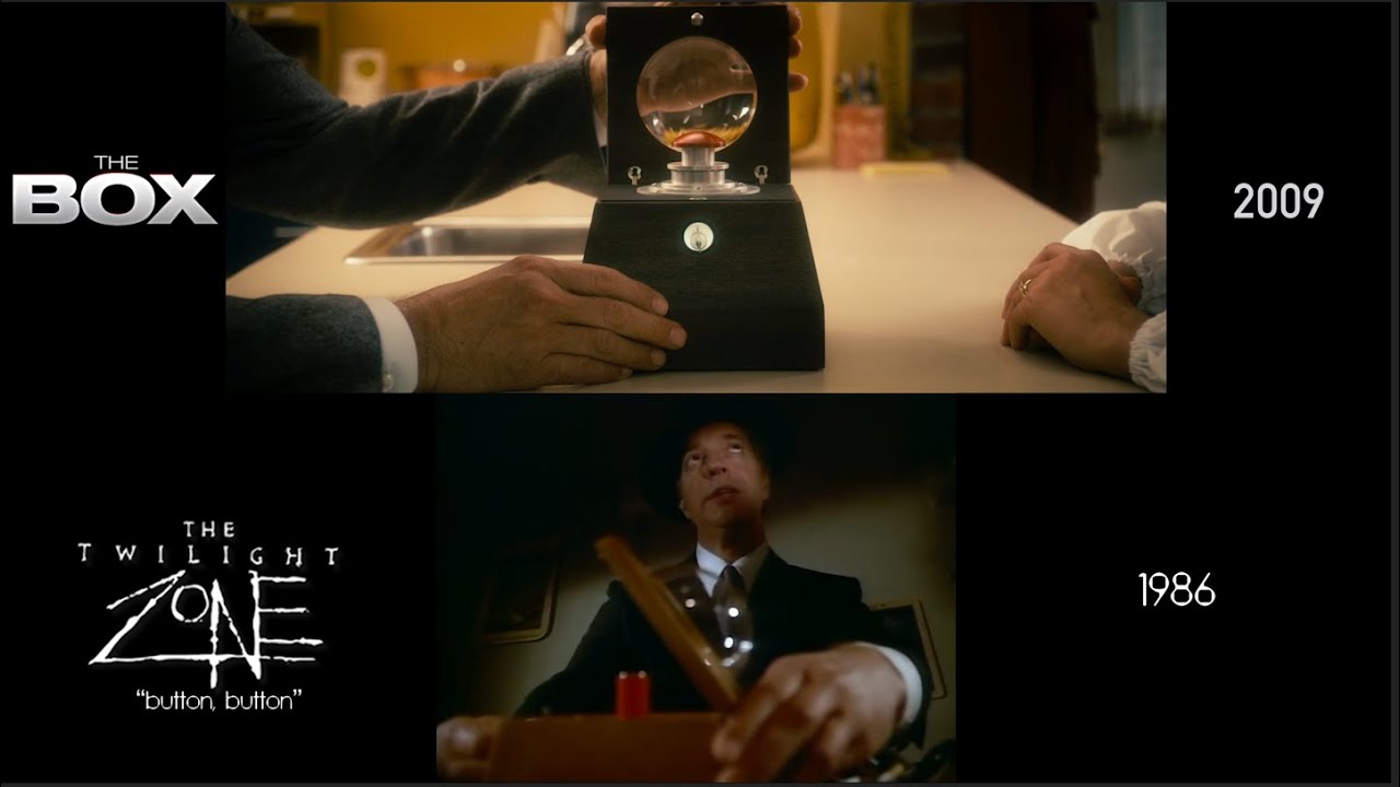 The Box (2009)/The Twilight Zone: Button, Button (1986) side-by-side ...