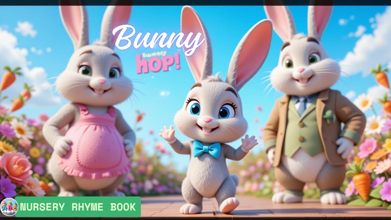 Bunny Hop Hop | Fun Bunny Dance Song for Kids & Toddlers | Nursery ...