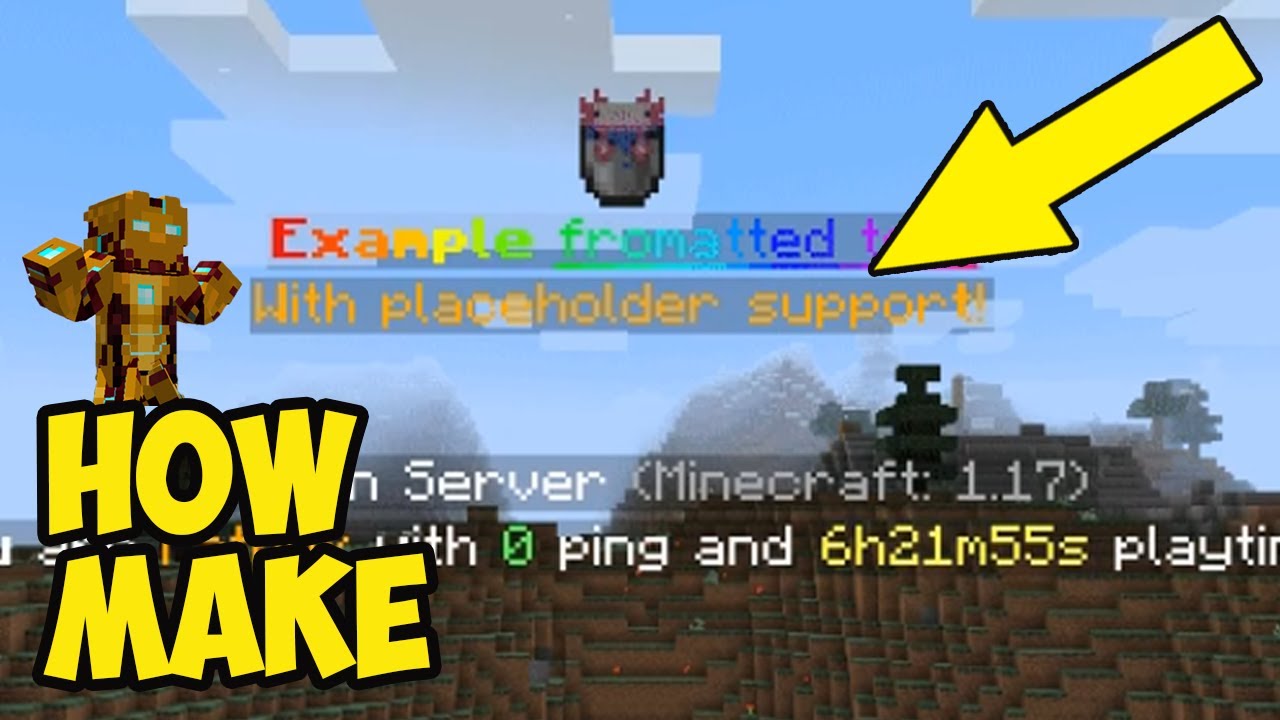 Minecraft 1.20.4 how to make holographic text (2024) - YouTube