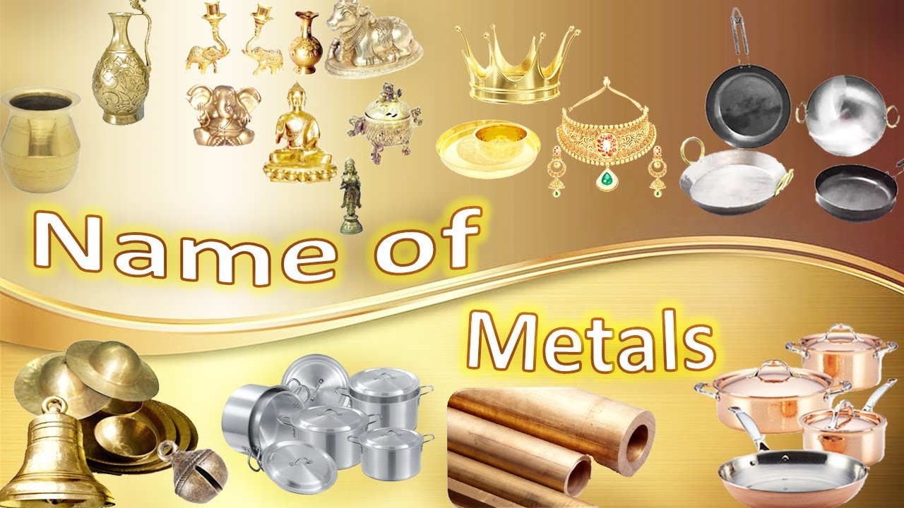 Types Of Metal with Pictures And Names In English| Uses of Metals ...