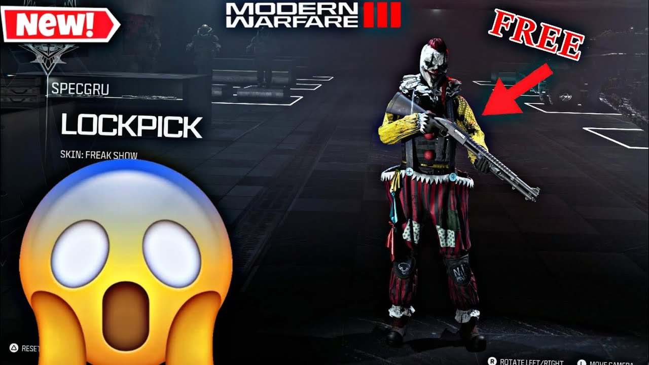 YOU NEED TO GET THIS FREE "CLOWN" SKIN RIGHT NOW IN MW3!!(SEASON 6 ...