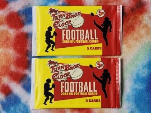 2008 TOPPS TURN BACK THE CLOCK football packs! Found Tony Romo, Eli ...