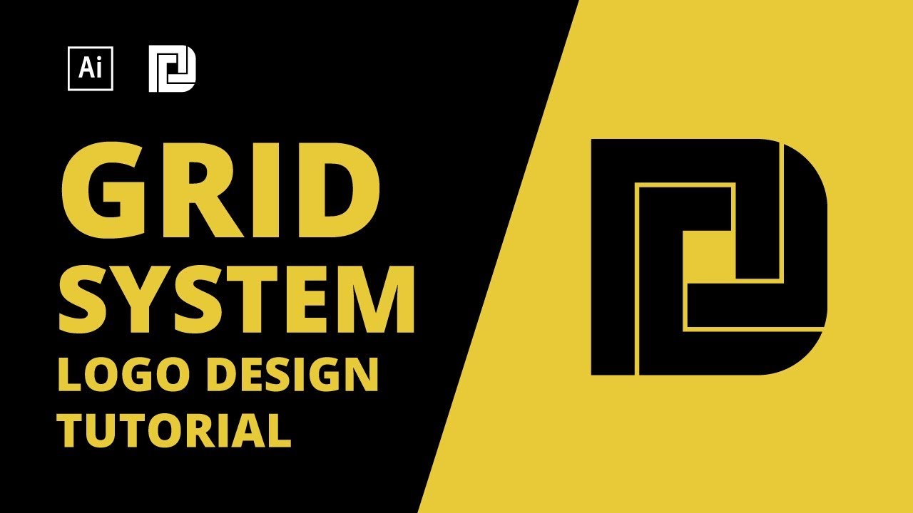 D Hexagon Logo Tutorial | Grid System - YouTube