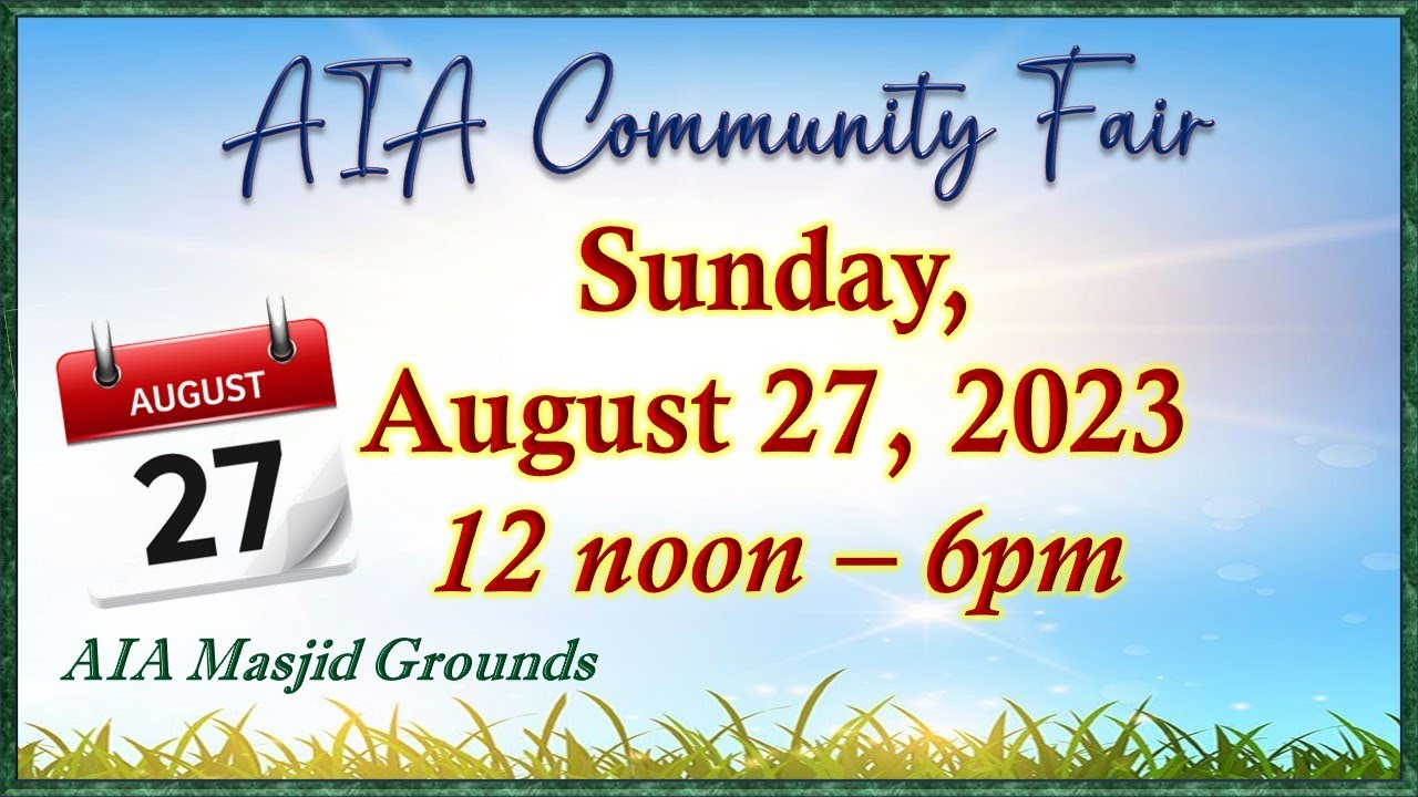 AIA Community Fair 2023 Promo MP4 - YouTube