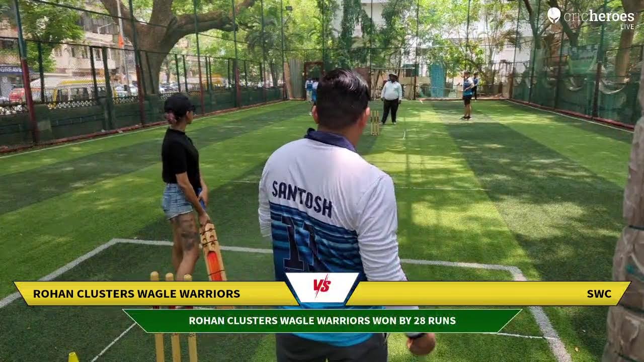 Live Cricket Match | Rohan Clusters Wagle Warriors vs SWC | 09-May-23 ...
