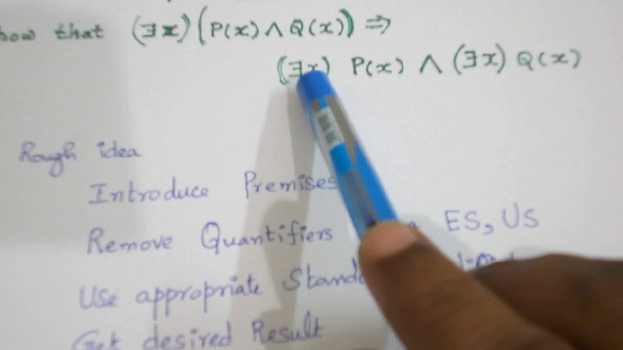 ENGLISH PREDICATE CALCULUS PROBLEM 5 - YouTube