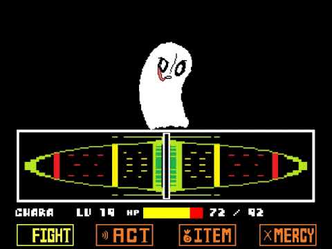undertale:Enraged Napstablook battle! [Demo,undertale fangame] - YouTube
