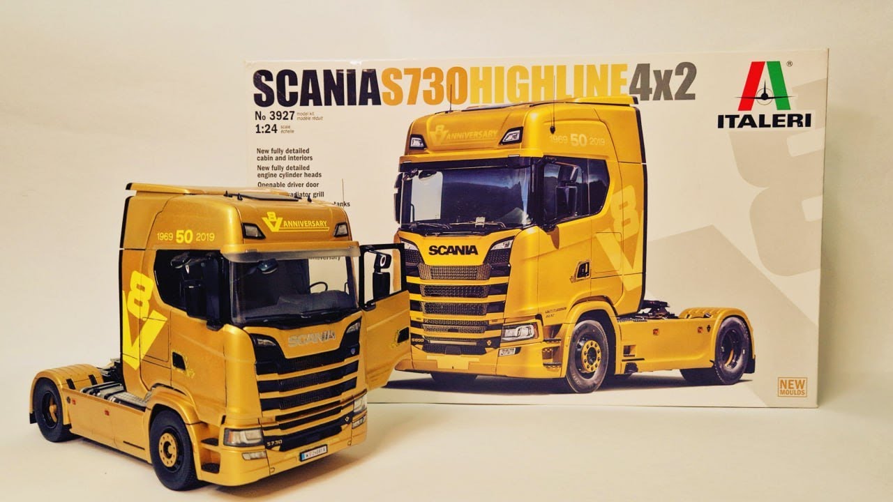 Scania S730 Highline (Italeri 3927, 1/24) – Part 1: Chassis Frame - YouTube