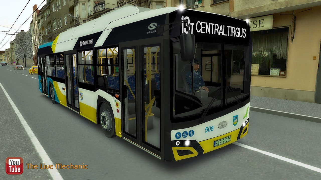 Solaris IV Urbino 3D Actia Electric | Riga, line 13 - OMSI 2 - YouTube