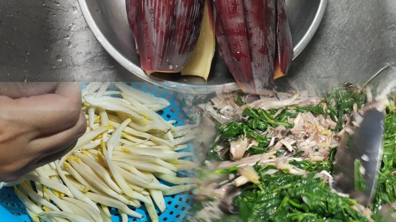 Ikan Siakap Masak Kengsom // Pucuk Ubi Campur Jantung Pisang & Kasam ...