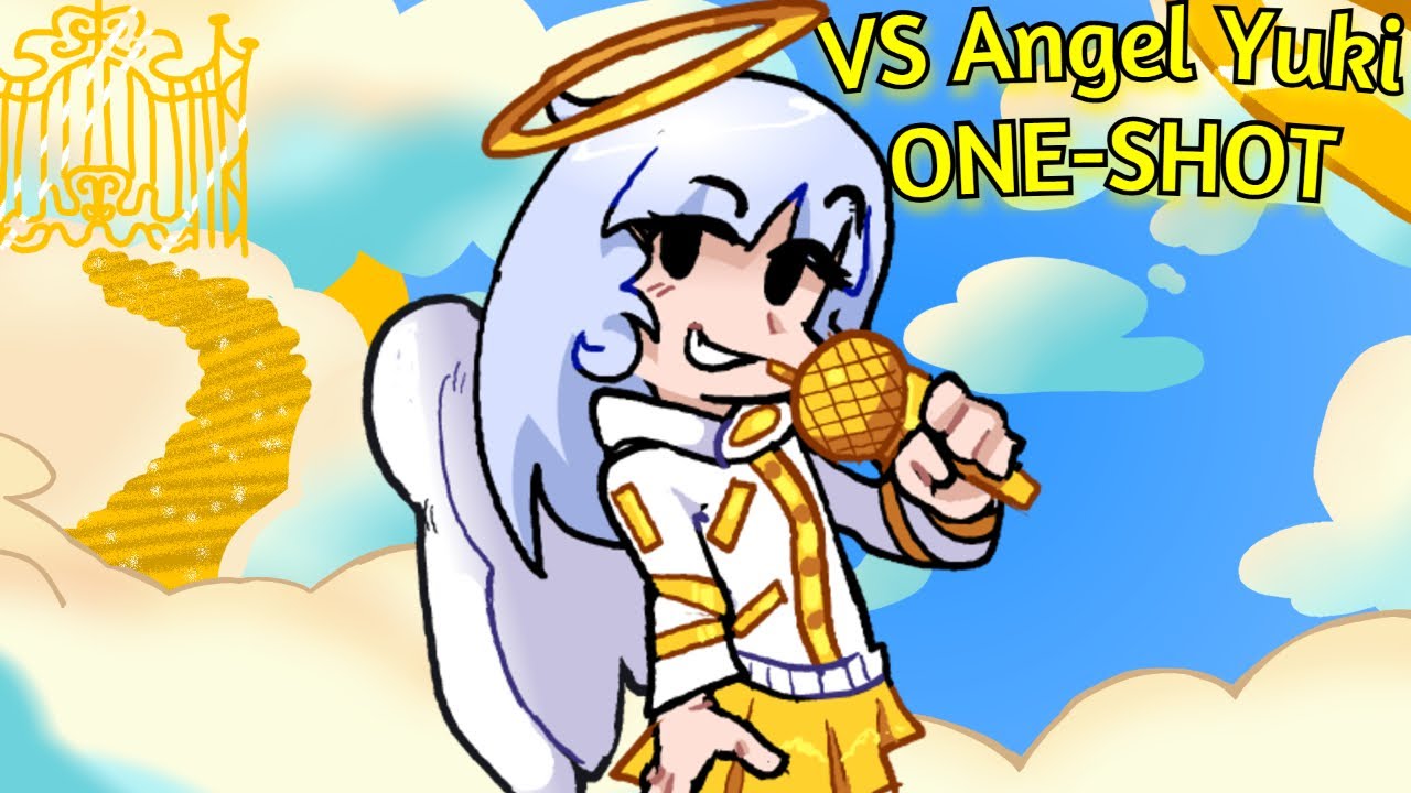 FNF: VS Angel Yuki ONE-SHOT - FULL COMBO!! - YouTube