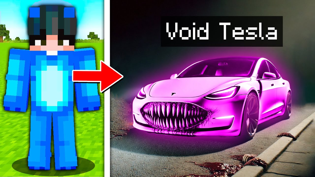 Morphing Into SECRET VOID TESLA To Prank My Friend! - YouTube