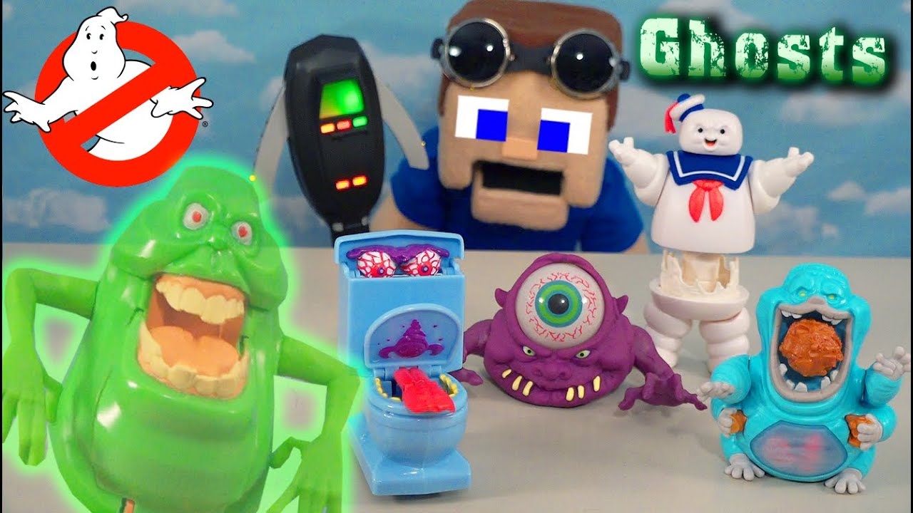 Real Ghostbusters Afterlife ALL Hasbro Ghosts!! Slimer, Stay Puft ...