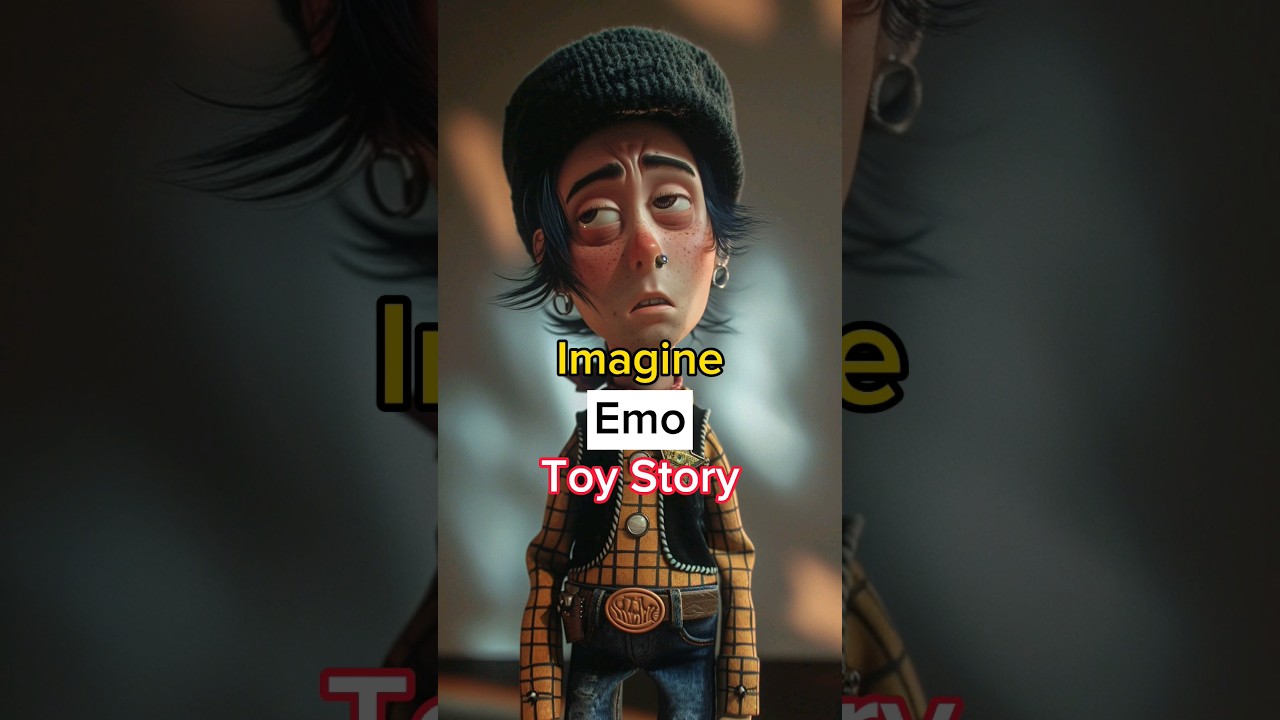 Ai creates EMO Toy Story! #ai #aiart #art #midjourney #pixar #emo #toys ...