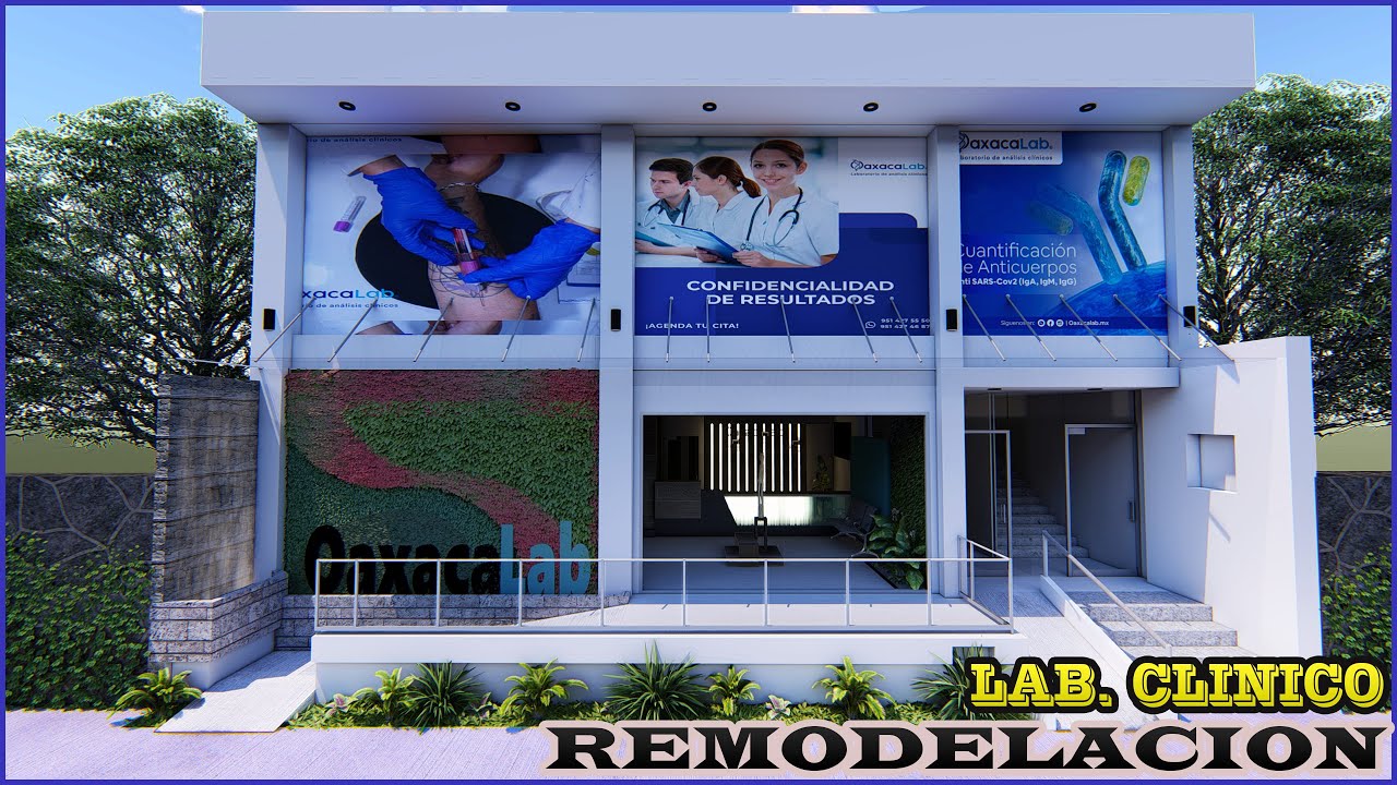 🔴LABORATORIO CLINICO / REMODELACION / SALA DE ESPERA , RECEPCION Y TOMA ...