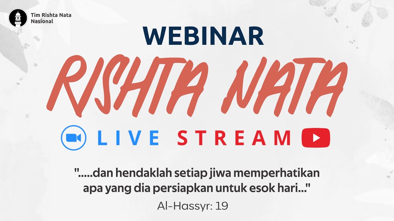 WEBINAR RISHTA NATA NASIONAL - YouTube