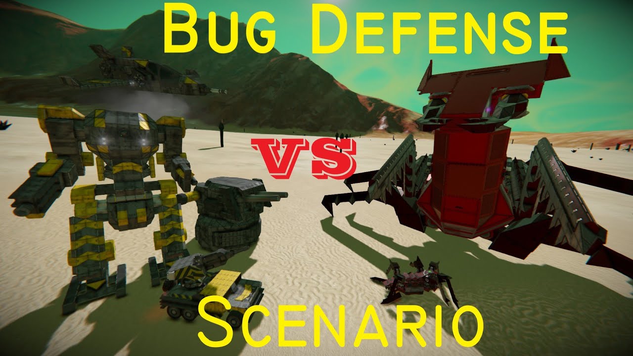 Bug Defense Scenario (Space Engineers): How to Play - YouTube