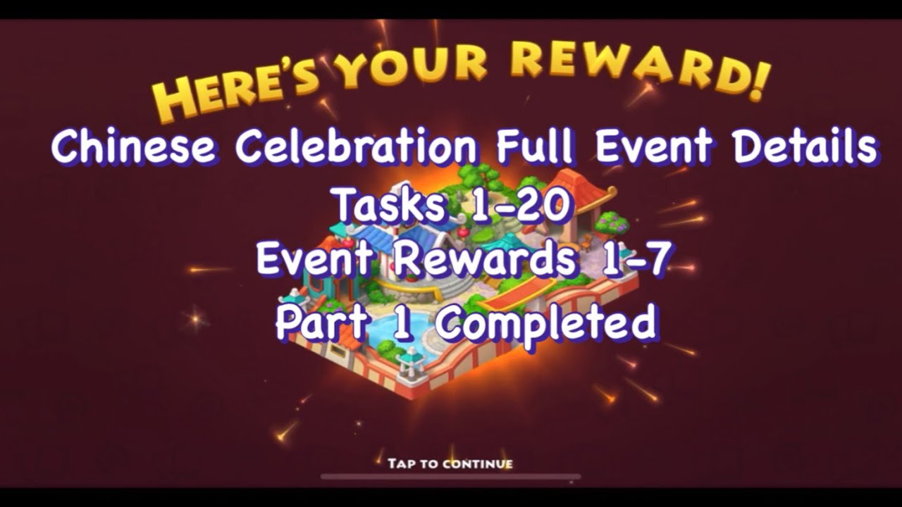 Township : Chinese Celebration Event | Merge Event Full Details | Tips ...