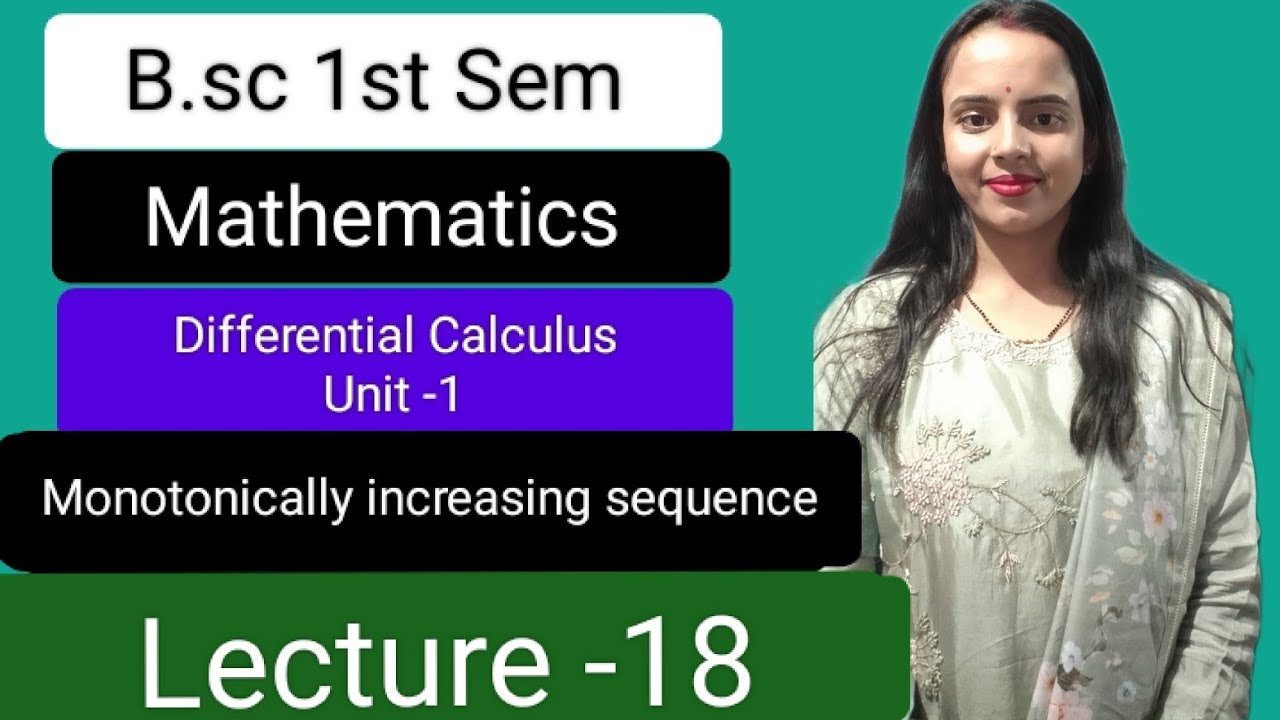 monotonically increasing sequence and limit superior b.sc 1sem ...