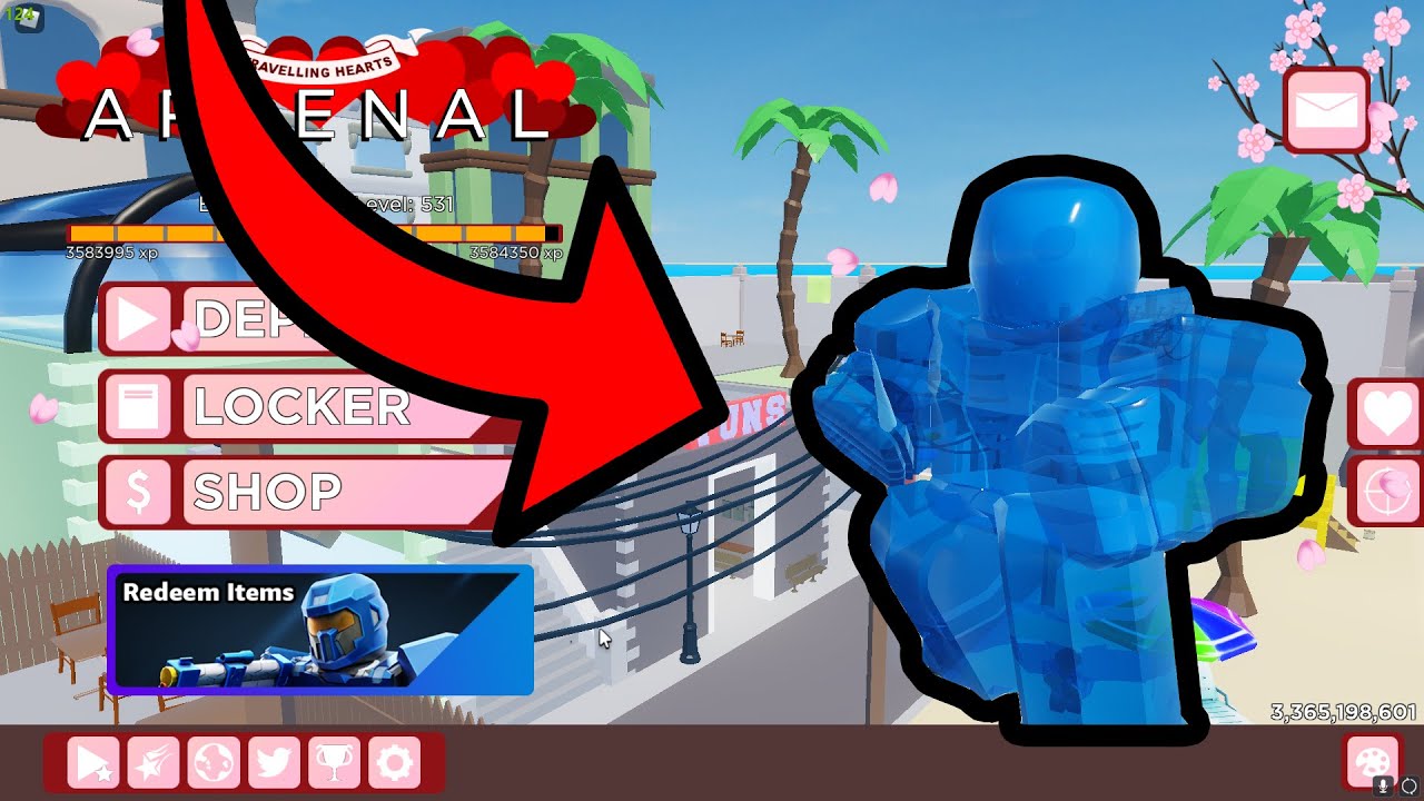 This Skin Makes You Play Better (ROBLOX ARSENAL) - YouTube