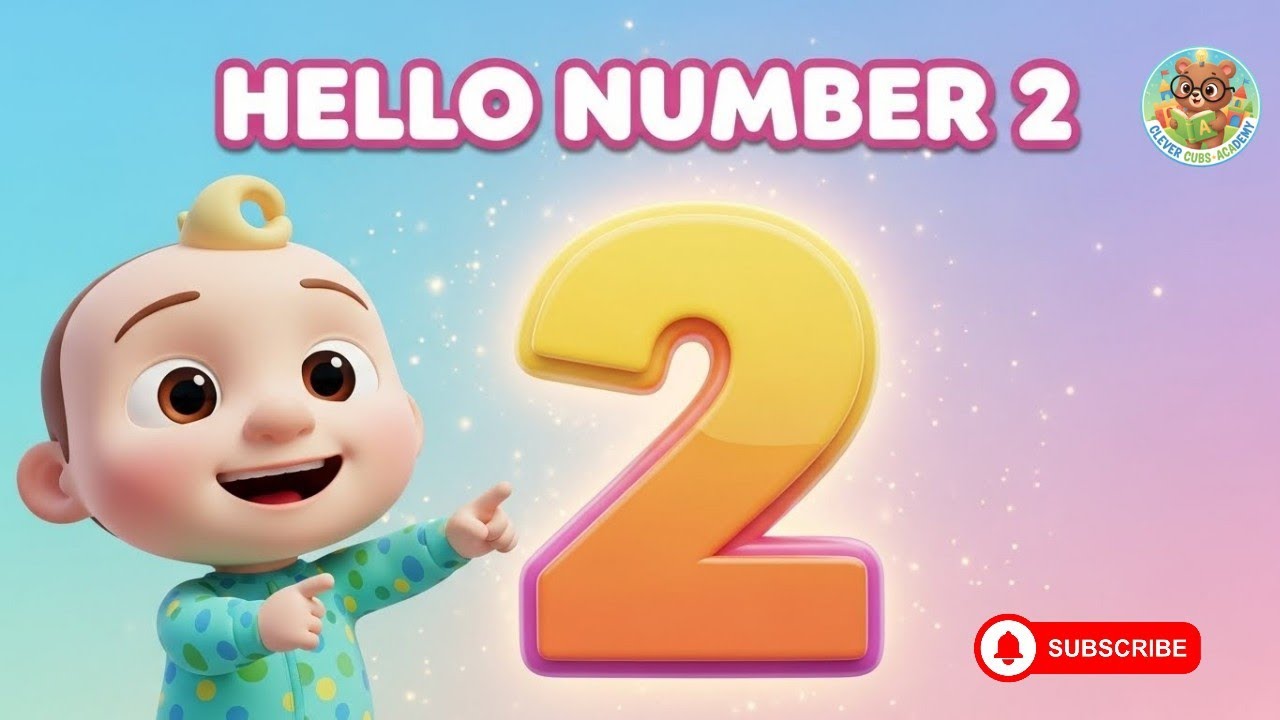 Number 2 Song | Learn Numbers for Toddlers | Nursery Rhymes and Kids ...