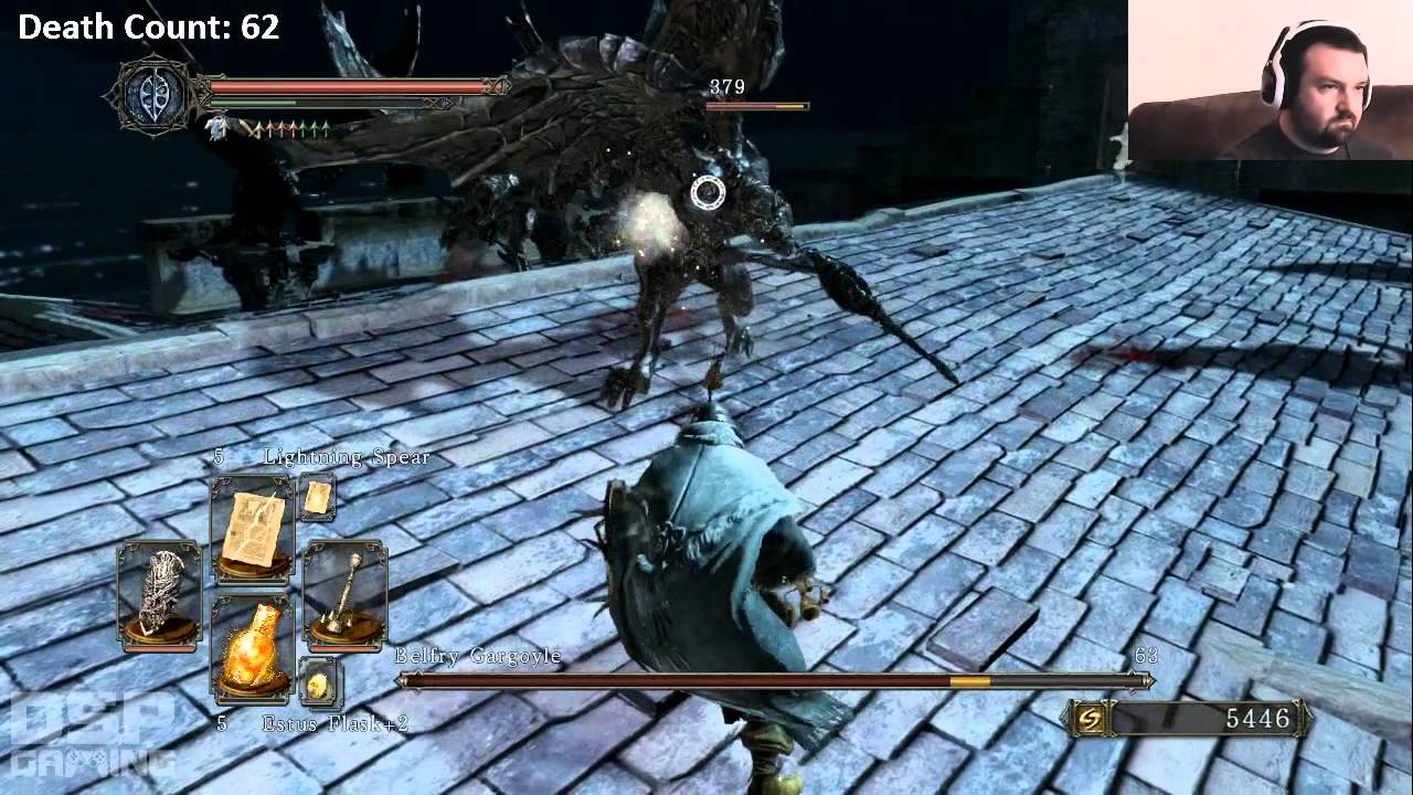 Dark Souls II playthrough pt65 (Belfry Gargoyle Boss) - YouTube