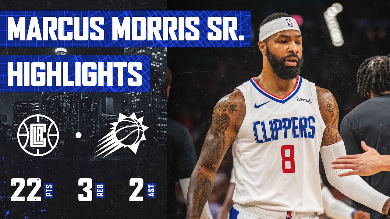 Marcus Morris Sr Starts out Hot, Scores 22 Points Game 5 vs. Phoenix ...