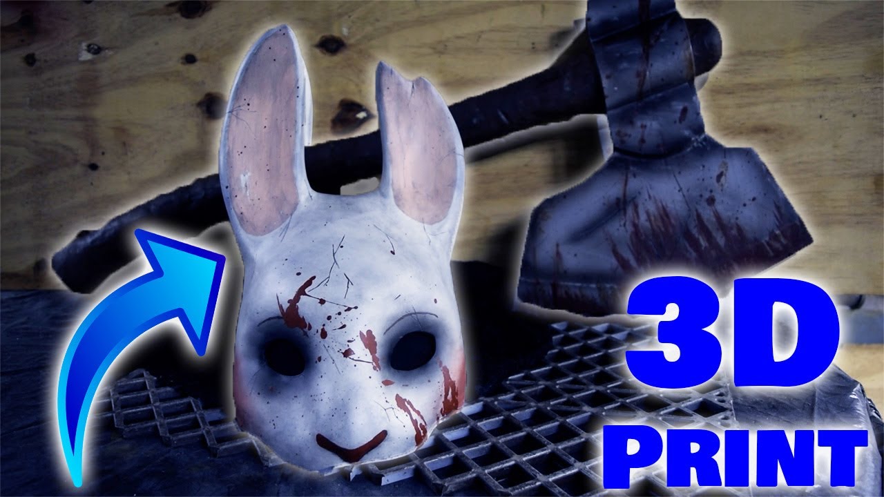 3D Printing The Huntress Mask And Axe - Dead By Daylight - YouTube