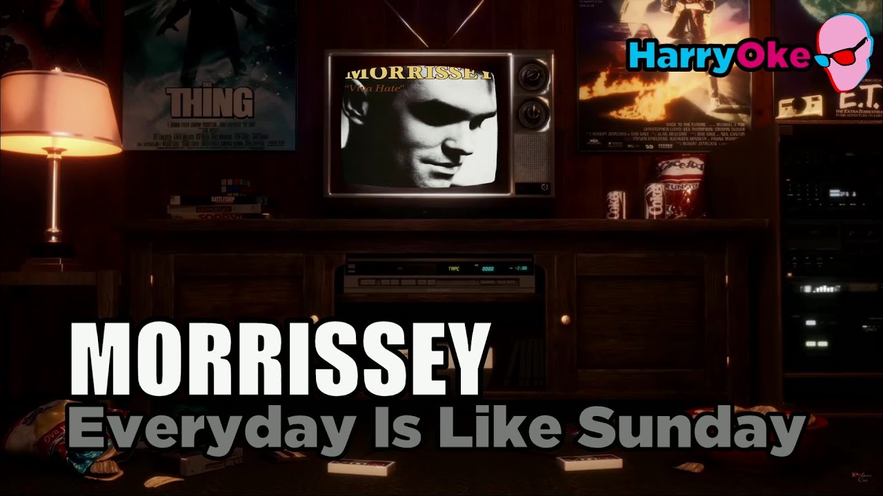 Morrissey - Everyday Is Like Sunday V2 (Karaoke with Lyrics) - YouTube