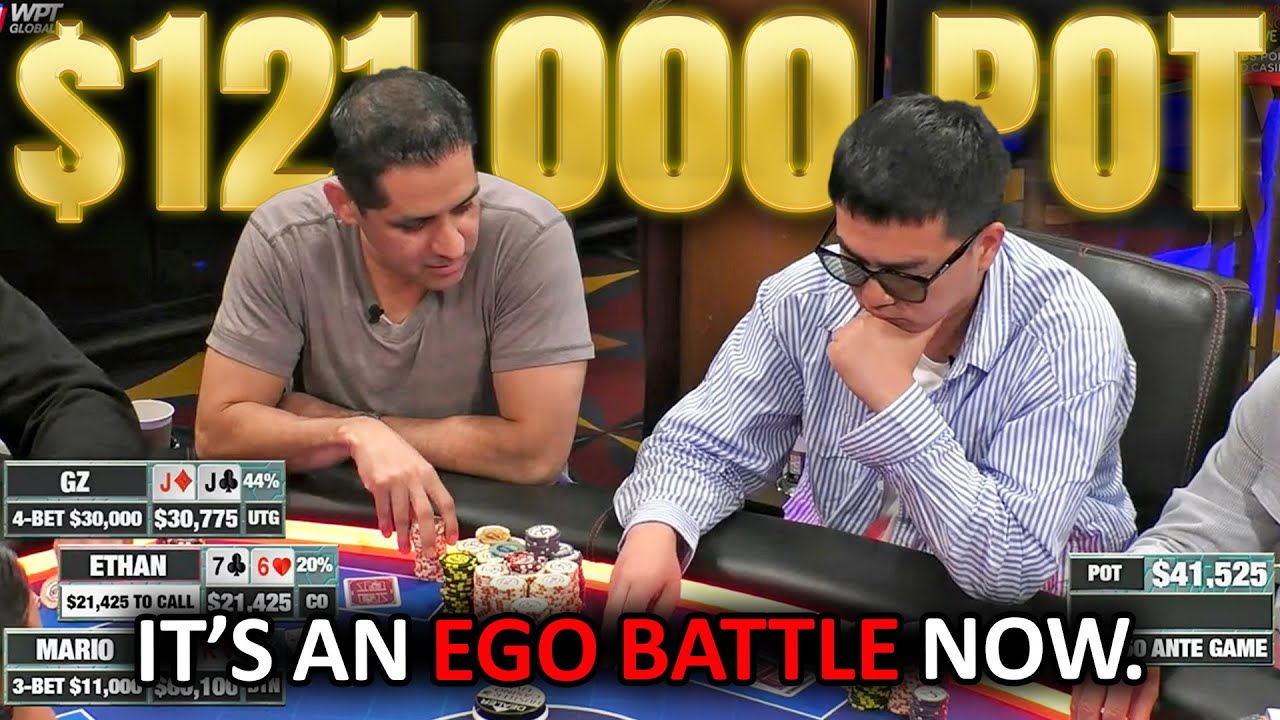 He's EXPOSED His Hand PREFLOP In $121,000 POT @HustlerCasinoLive - YouTube