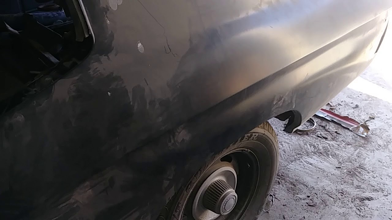 1970 Chevelle quarter panel replacement - YouTube