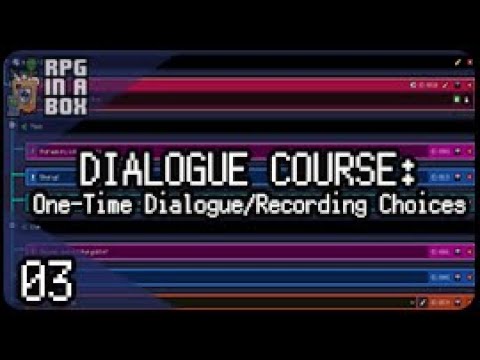 Dialogue Lesson 3: One-Time Only Dialogue & Recording Choices - YouTube