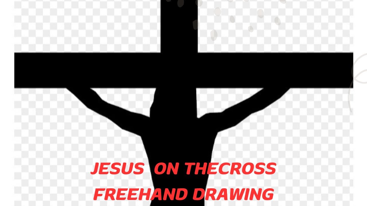 JESUS ON THE CROSS FREEHAND DRAWING VIDEO #freehanddrawing #long # ...
