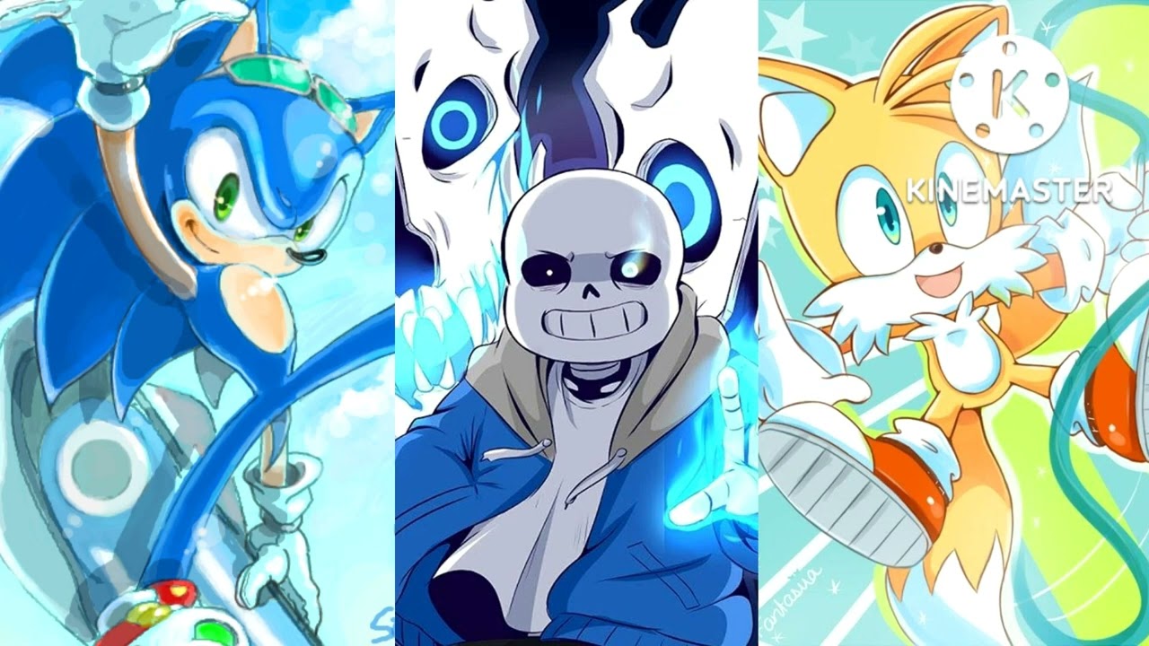 Tails & Sonic & Sans Stronger Than You Trio (REQUESTED) - YouTube