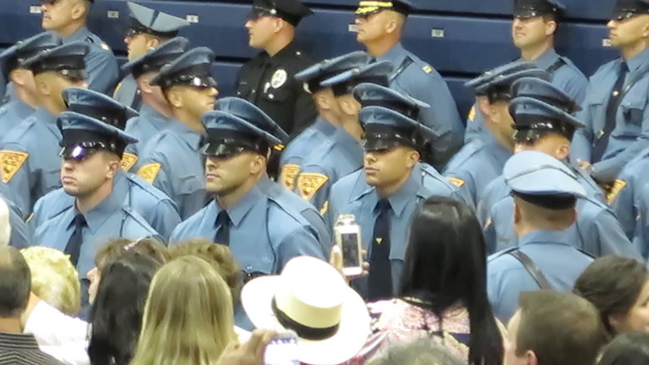 NJ State Trooper graduation -- 1 - YouTube