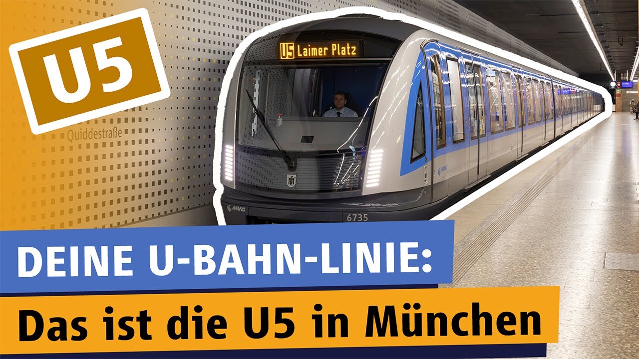 Münchner U-Bahn-Linien: Das ist die U5 - Führerstandsmitfahrt 2025 ...