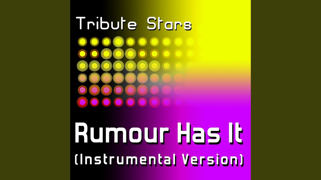 Adele - Rumour Has It (Instrumental Version) - YouTube